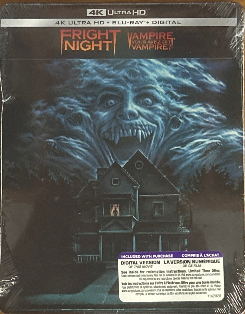 [Used BluRay] Fright Night (4K-UHD Steelbook) – Taz Records