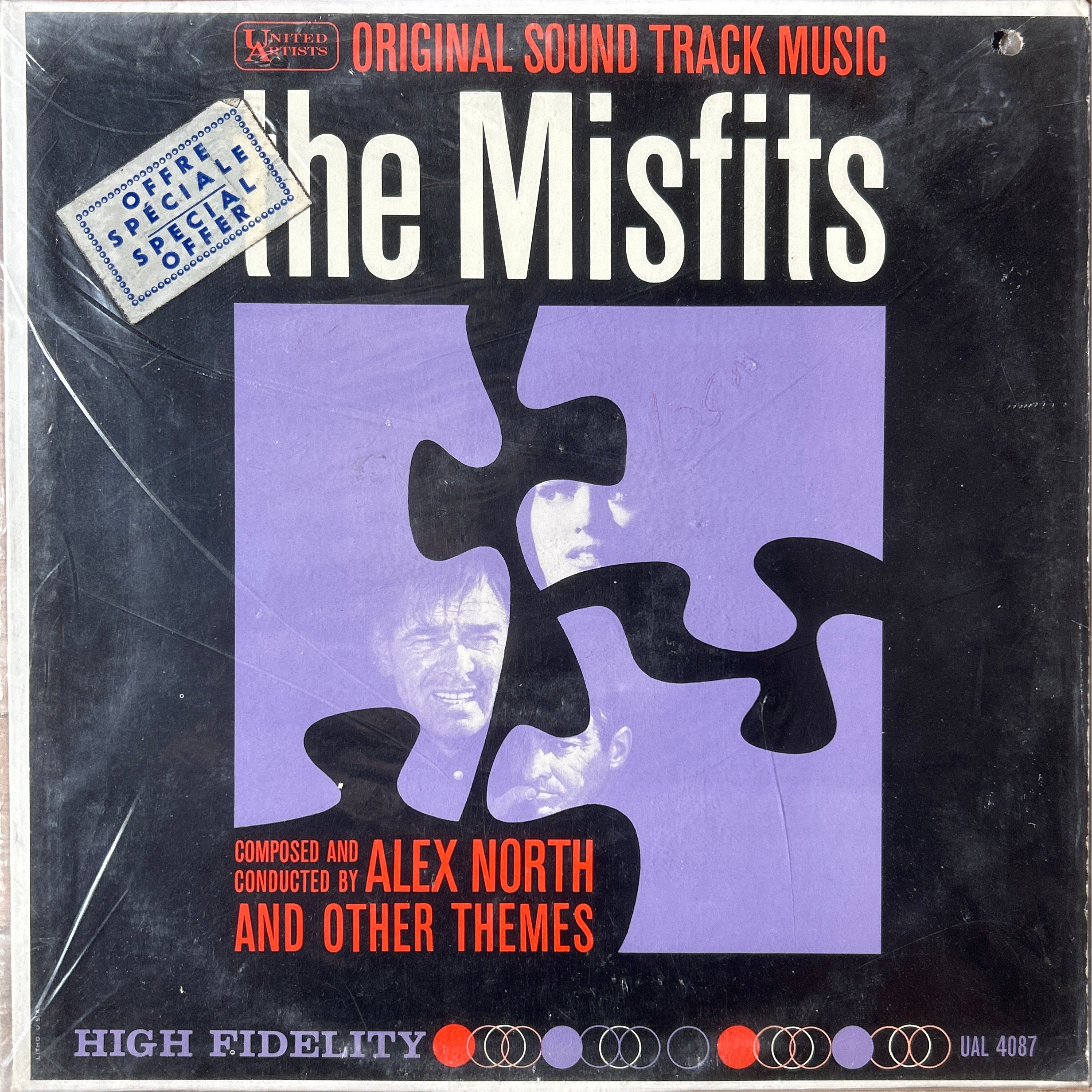 [Used LP] Soundtrack / The Misfits (Alex North) – Taz Records