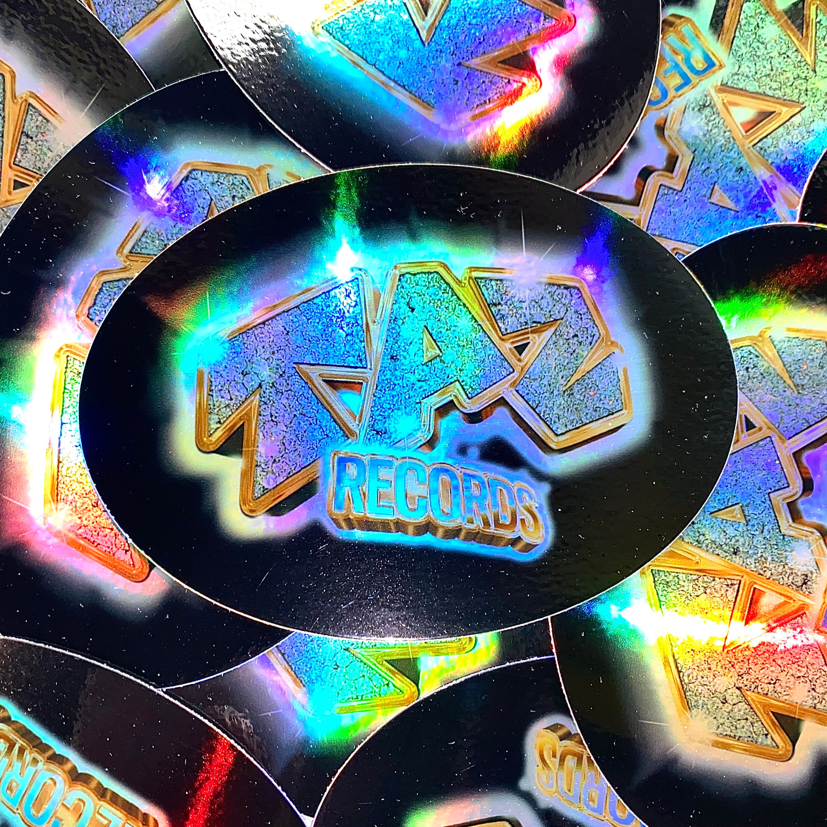 Holographic TAZ Sticker – Taz Records